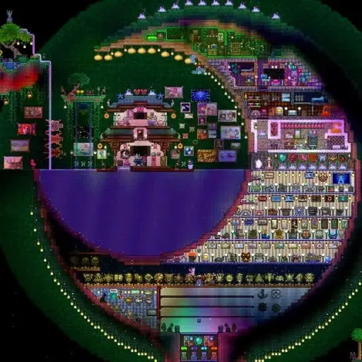 Maps with all items Terraria 1.4.4.9 - Terraria-Game.com