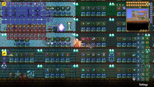 Maps with all items Terraria 1.4.4.9 - Terraria-Game.com