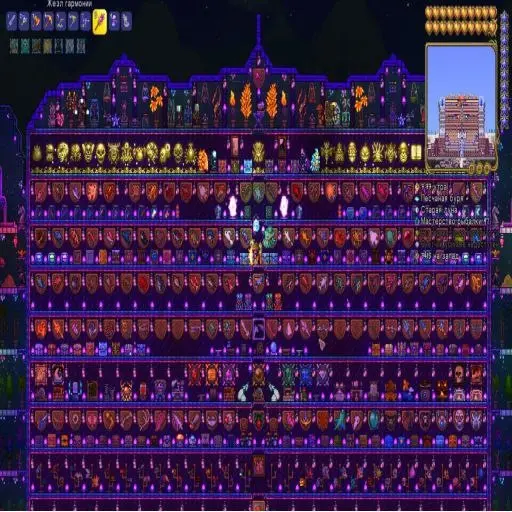 Maps with all items Terraria 1.4.4.9 - Terraria-Game.com