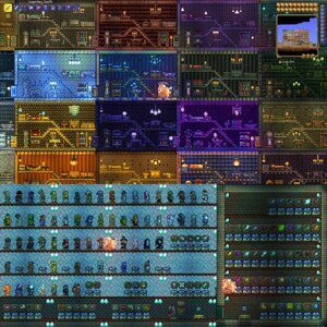 Maps with all items Terraria 1.4.5 - Terraria-Game.com