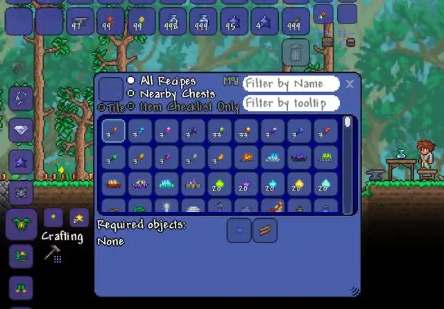Recipe Browser mod for Terraria - Terraria-Game.com