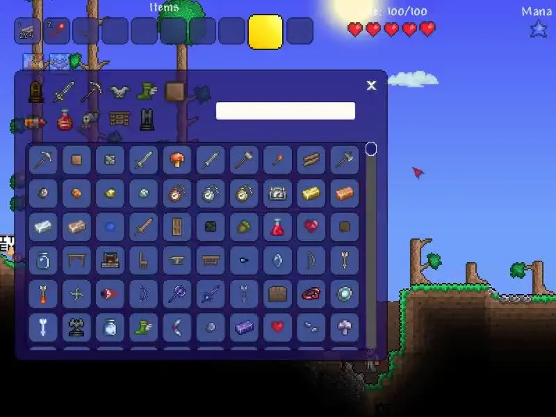 Cheat Sheet mod for Terraria - Terraria-Game.com