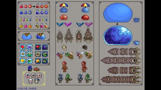 Blue's Textures Texture Pack - Terraria-Game.com