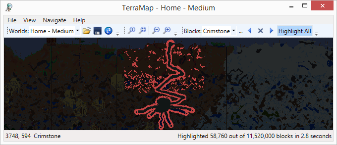 TerraMap para Terraria - Terraria-Game.com