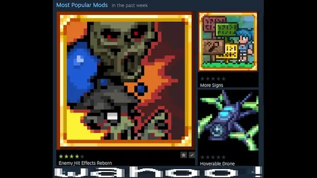 Enemy Hit Effects Reborn mod for Terraria - Terraria-Game.com