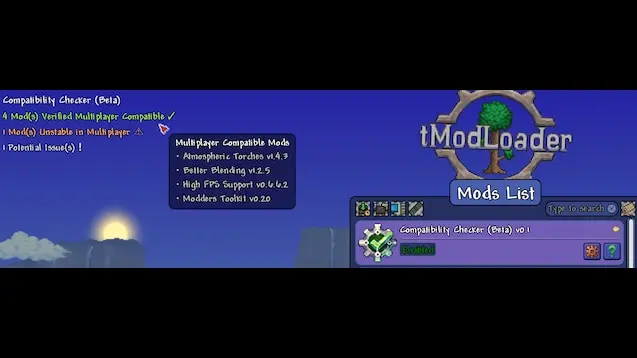 Compatibility Checker mod for Terraria - Terraria-Game.com