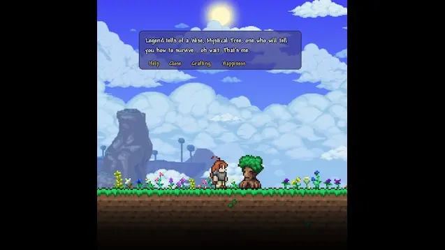 Wise, Mystical Tree Guide Texture Pack for Terraria - Terraria-Game.com