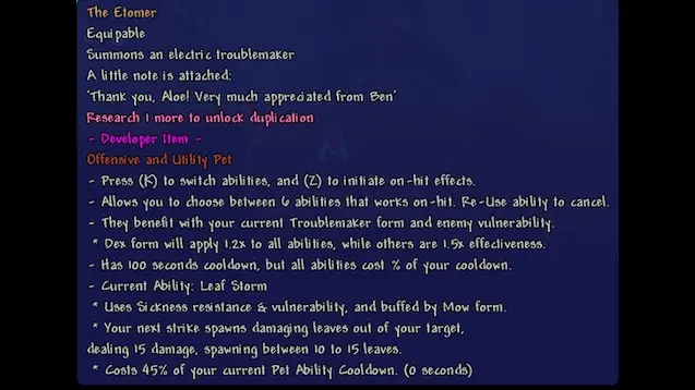 Pets Overhaul: Calamity Addon mod for Terraria - Terraria-Game.com