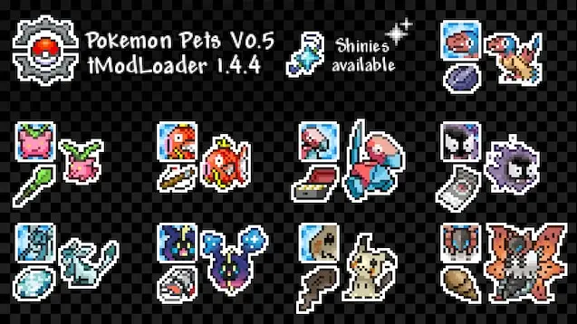 Pokemon Pets mod for Terraria - Terraria-Game.com
