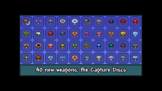 Capture Disc Class mod for Terraria - Terraria-Game.com