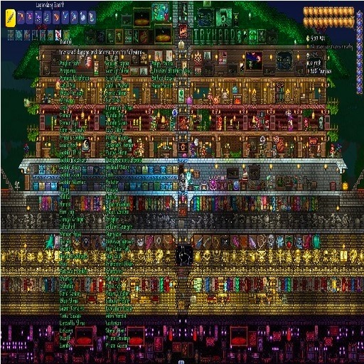 My 100% complete MASTER world map for Terraria - Terraria-Game.com