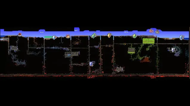 My World After 300 Hours map for Terraria - Terraria-Game.com