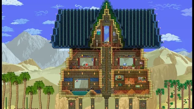 My World After 300 Hours map for Terraria - Terraria-Game.com