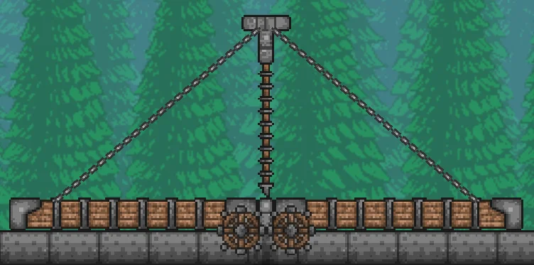 Legendary Drawbridge mod for Terraria - Terraria-Game.com